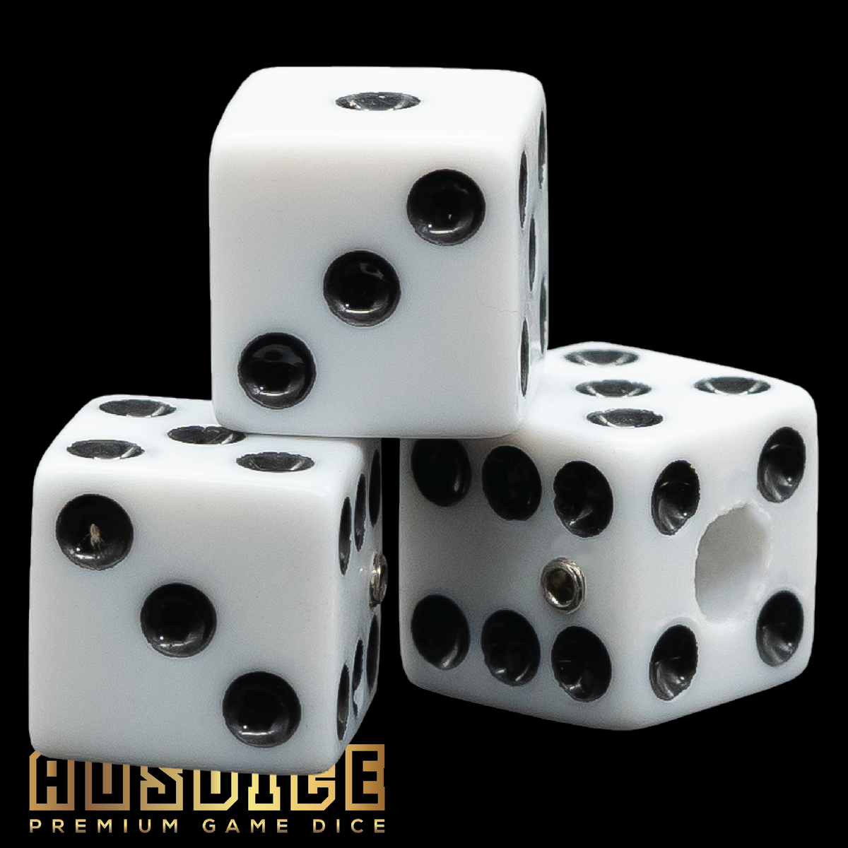 Guitar Control Knob - White Dice (3-Pack) – Ausdice