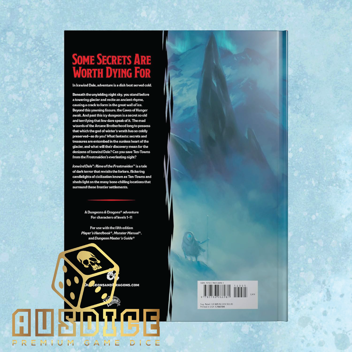 D&D Icewind Dale: Rime of the Frostmaiden Hardcover Book – Ausdice
