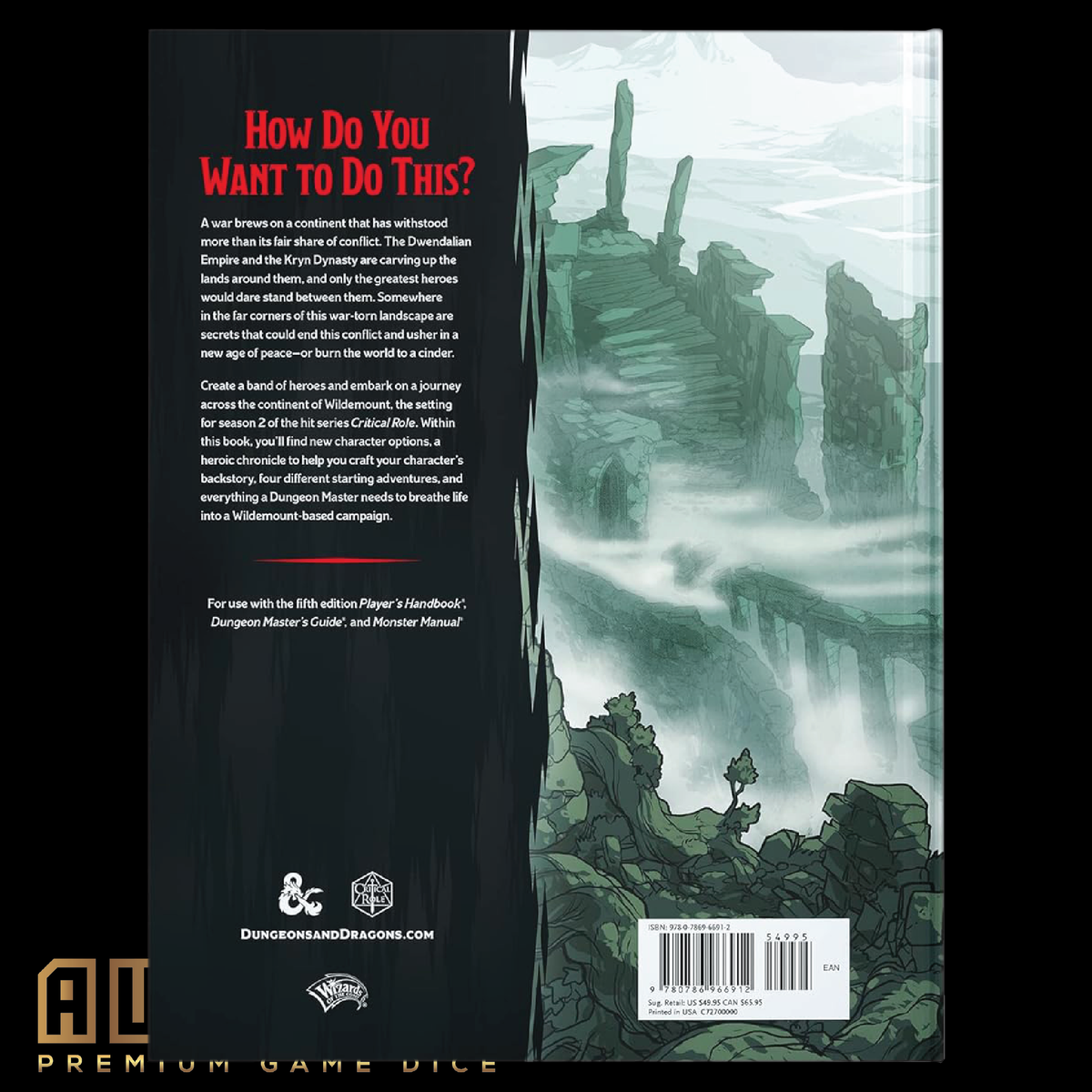 D&D Explorer's Guide to Wildemount Hardcover Book – Ausdice