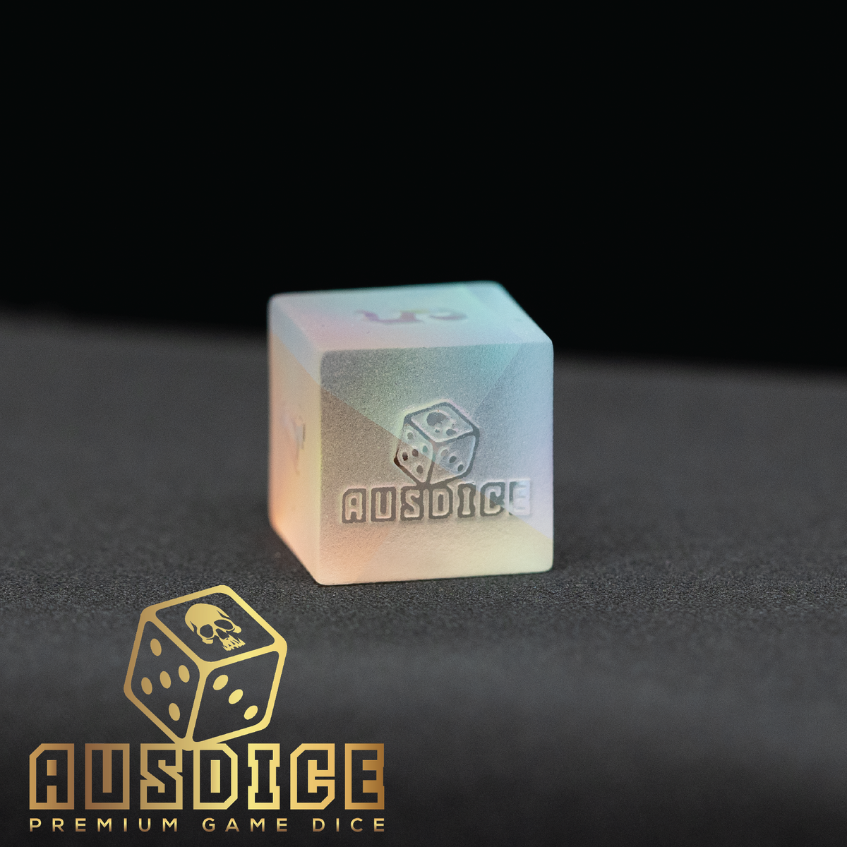 Frosted Crystal Polyhedral Dice Set – Ausdice